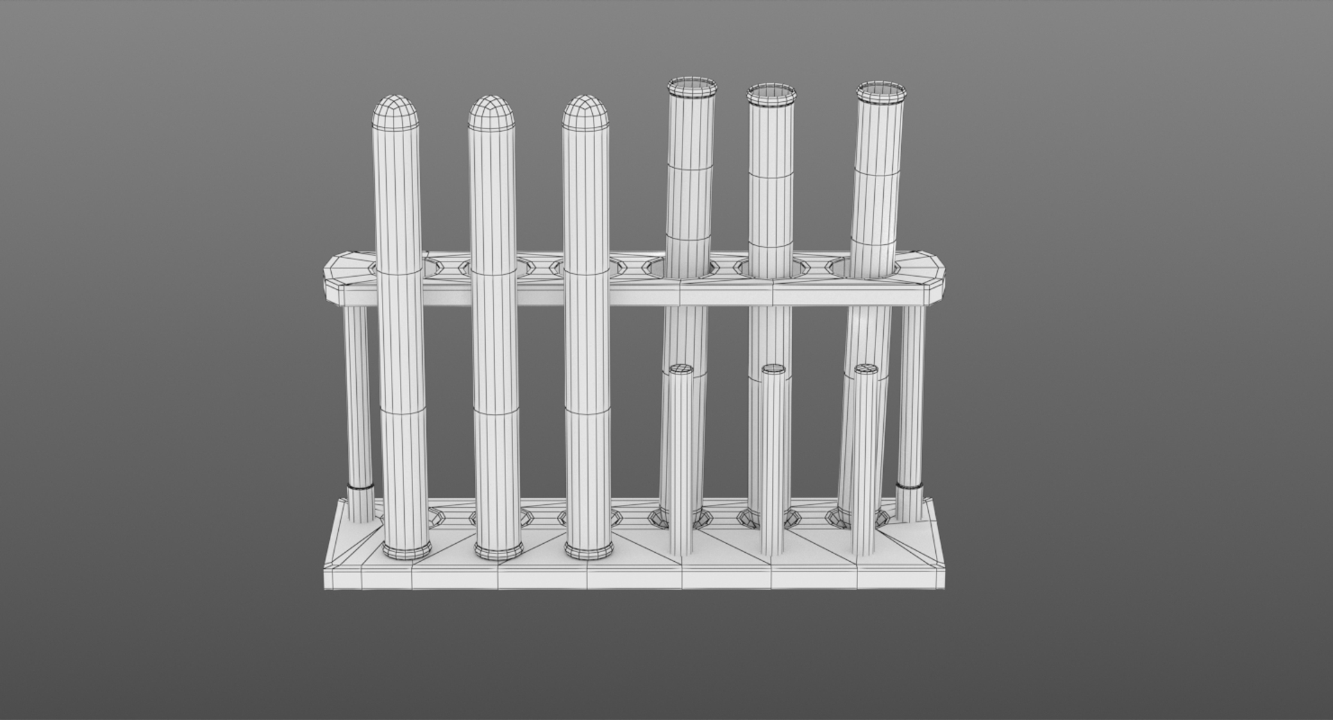 Realistic Test Tube Rack 3D Model - TurboSquid 1239684