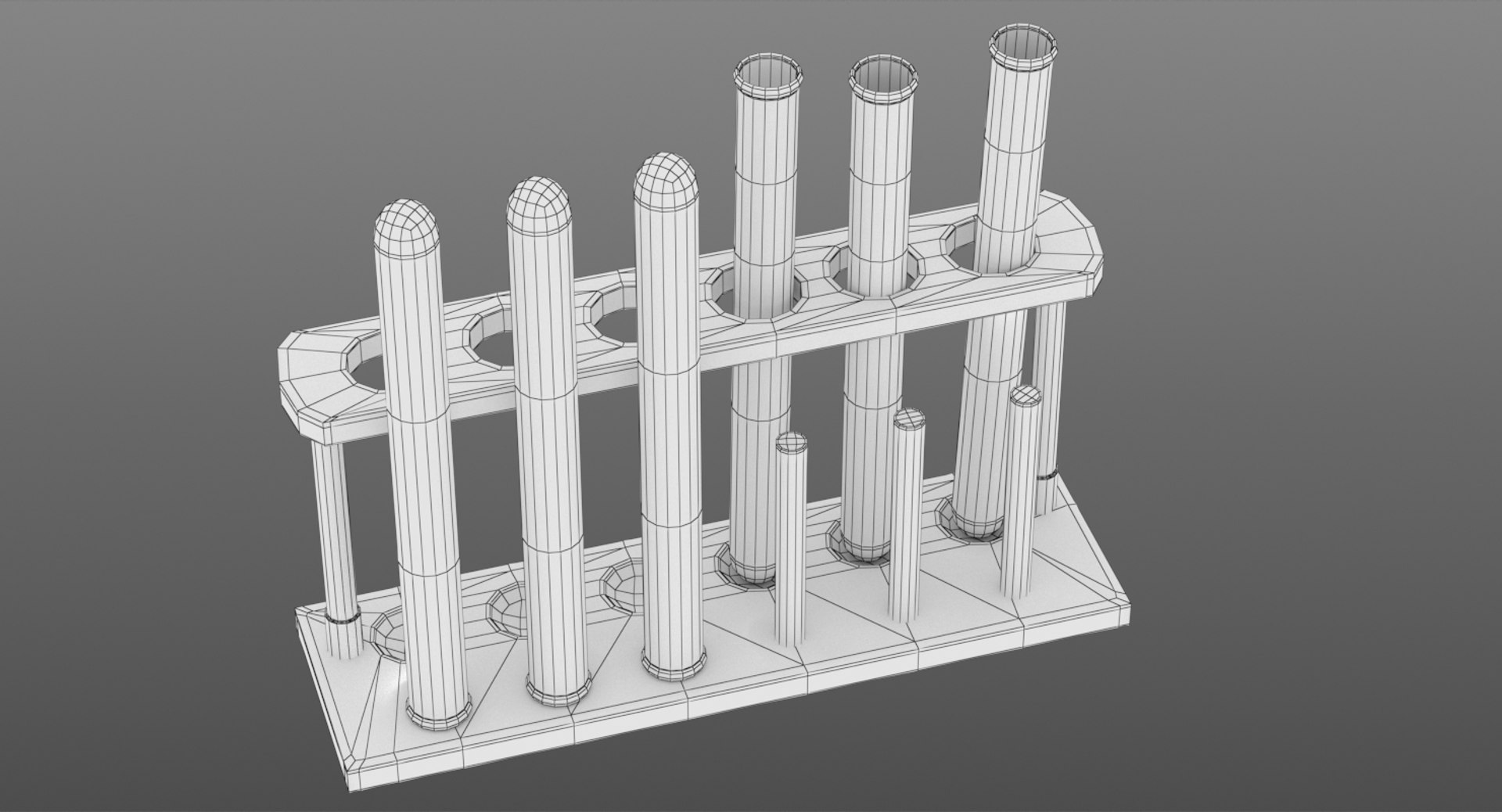 Realistic Test Tube Rack 3D Model - TurboSquid 1239684