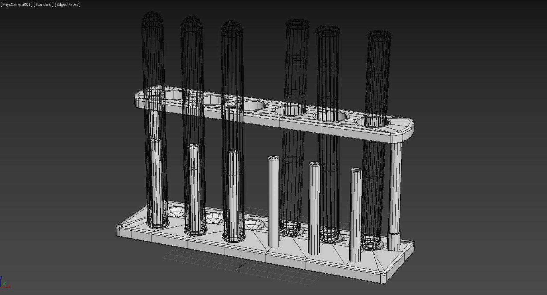 Realistic Test Tube Rack 3D Model - TurboSquid 1239684