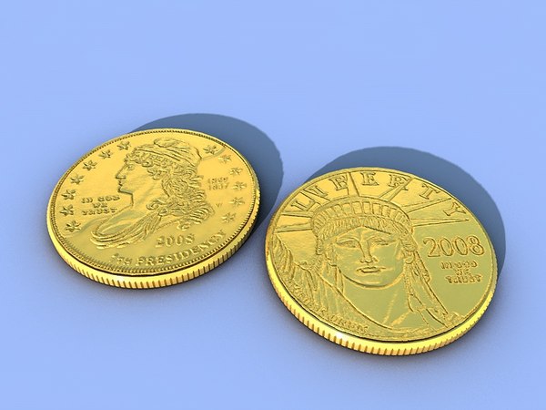 3d model of coin