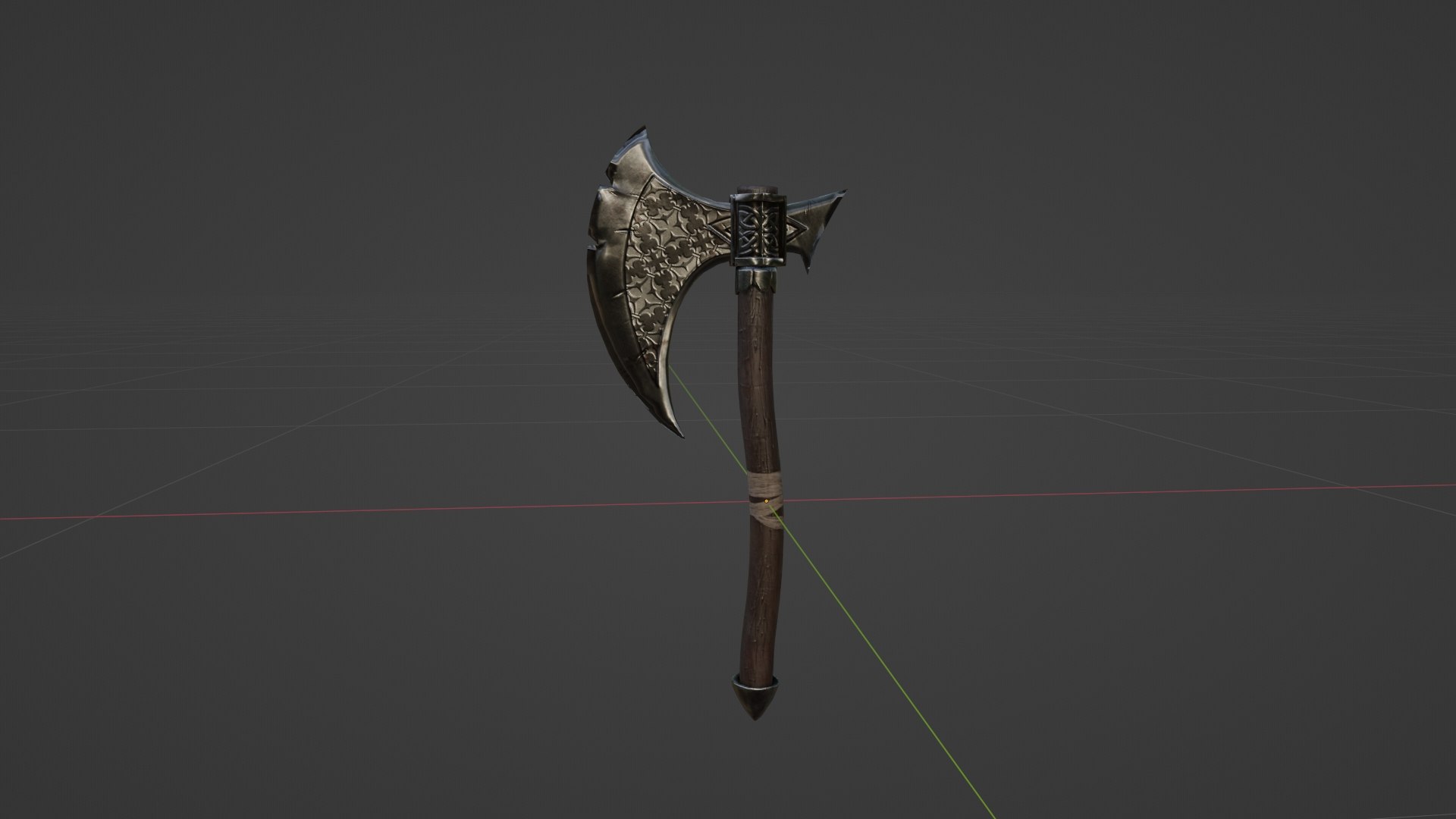 3D Model Game Ready Axe - TurboSquid 2460979