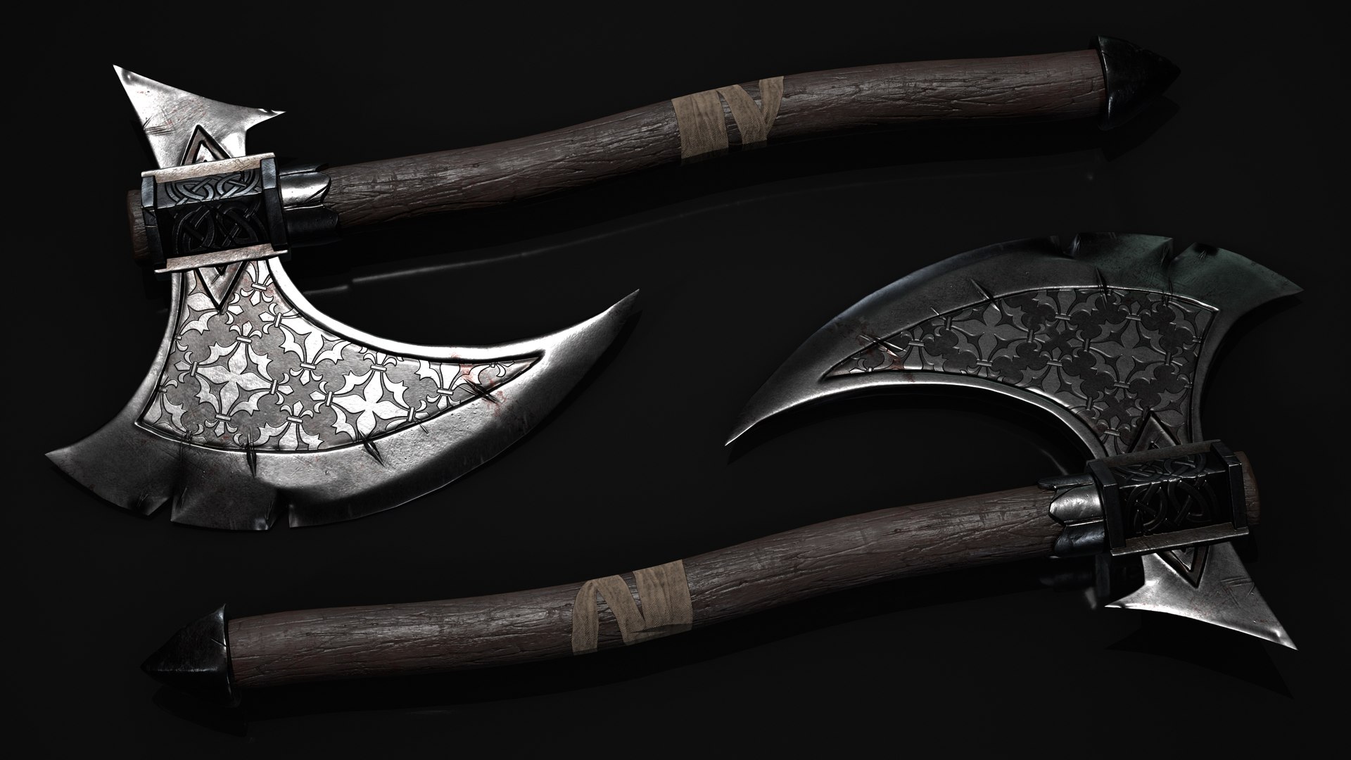 3D Model Game Ready Axe - TurboSquid 2460979