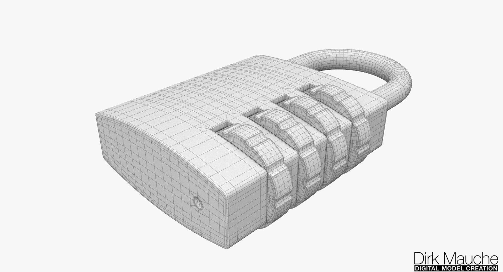 3D Combination Padlock - TurboSquid 1230471
