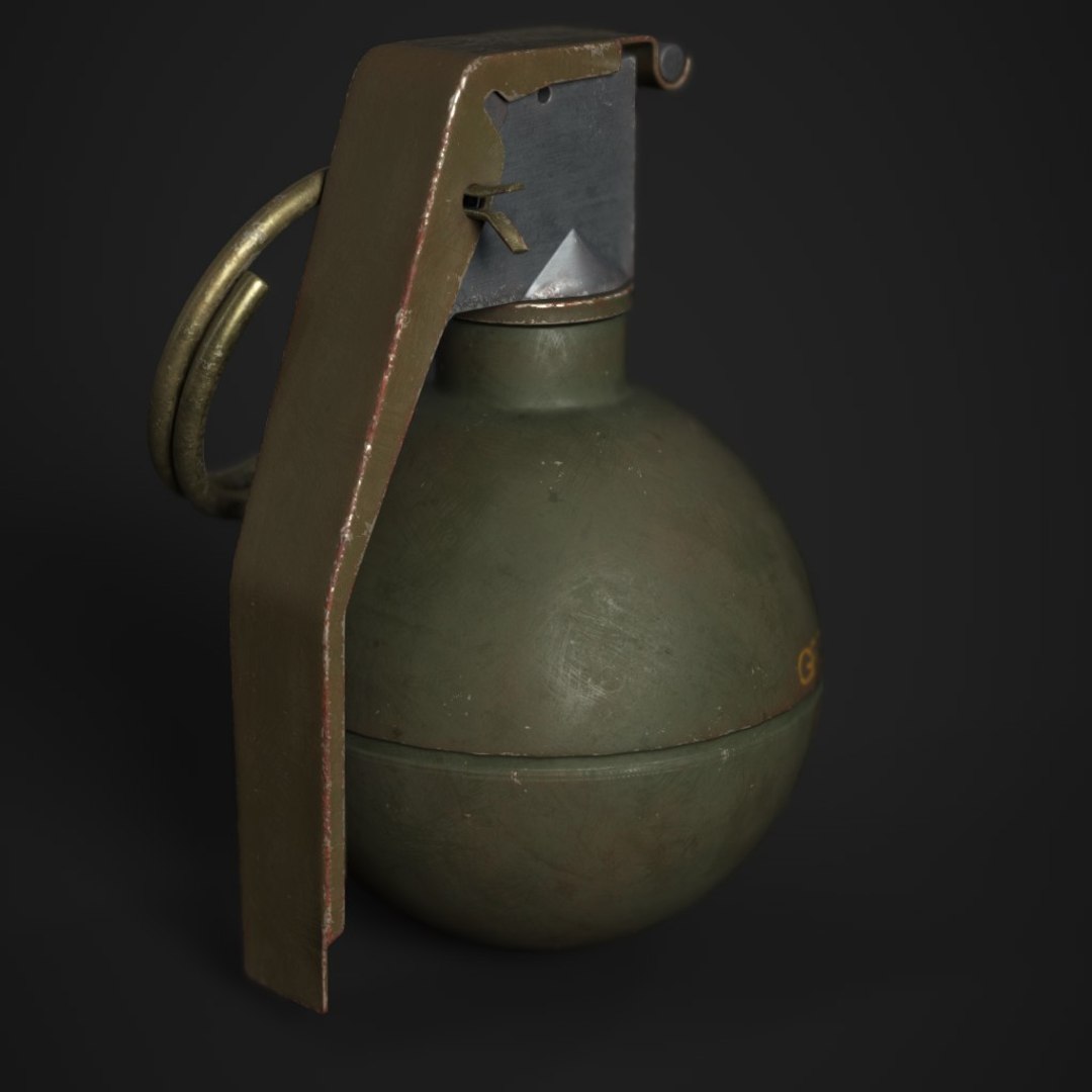 M67 Grenade 3D - TurboSquid 1198477