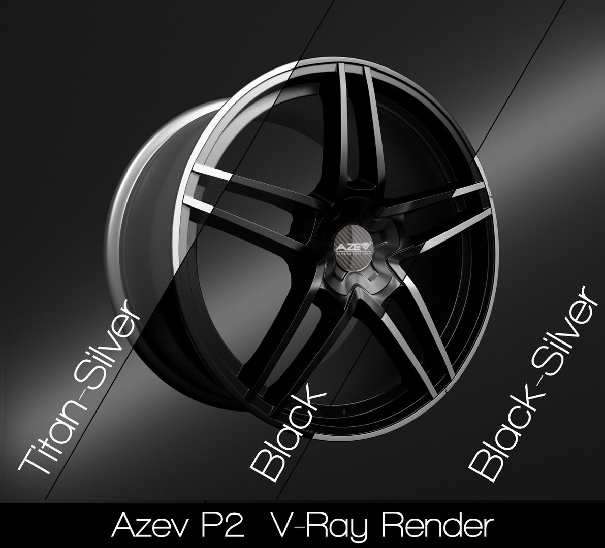 3D azev p2 rim model - TurboSquid 1382603