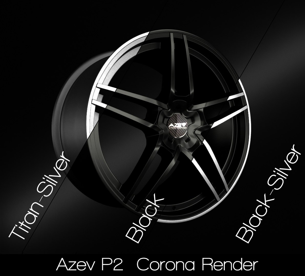 3D azev p2 rim model - TurboSquid 1382603