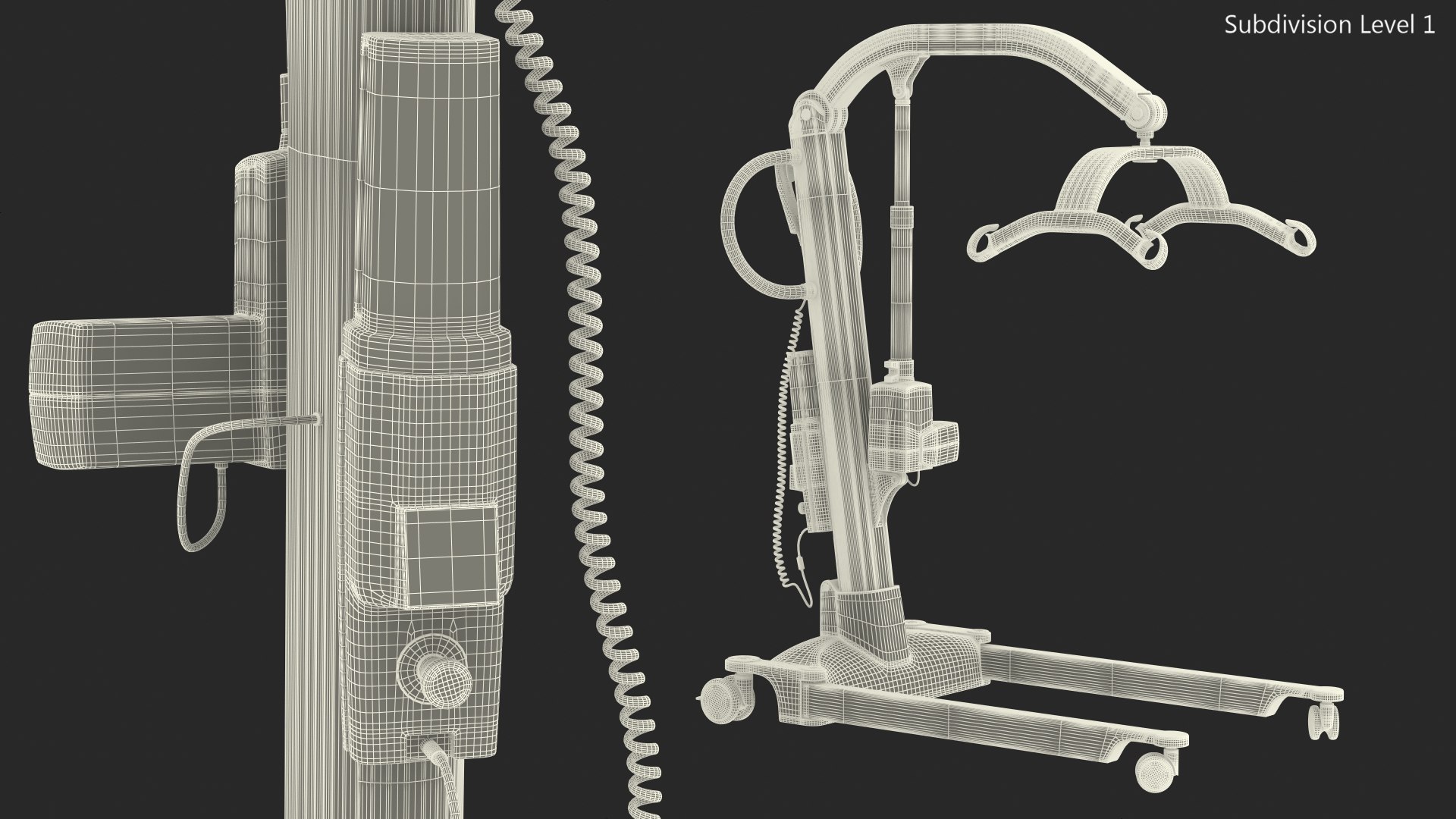 3D Patient Lift Rigged Model - TurboSquid 1657303