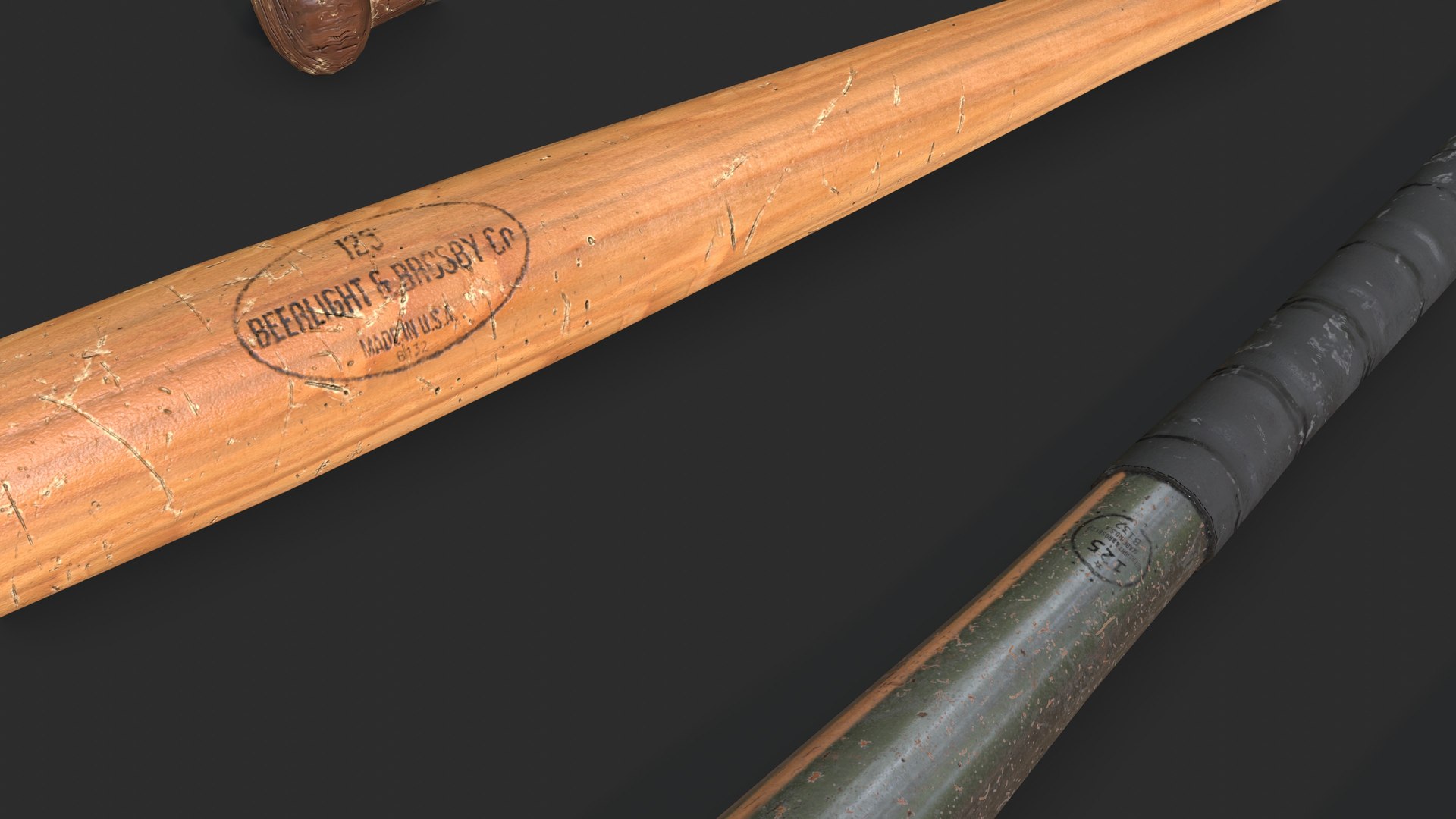 Baseball Bats Assets 3D Model - TurboSquid 1690657