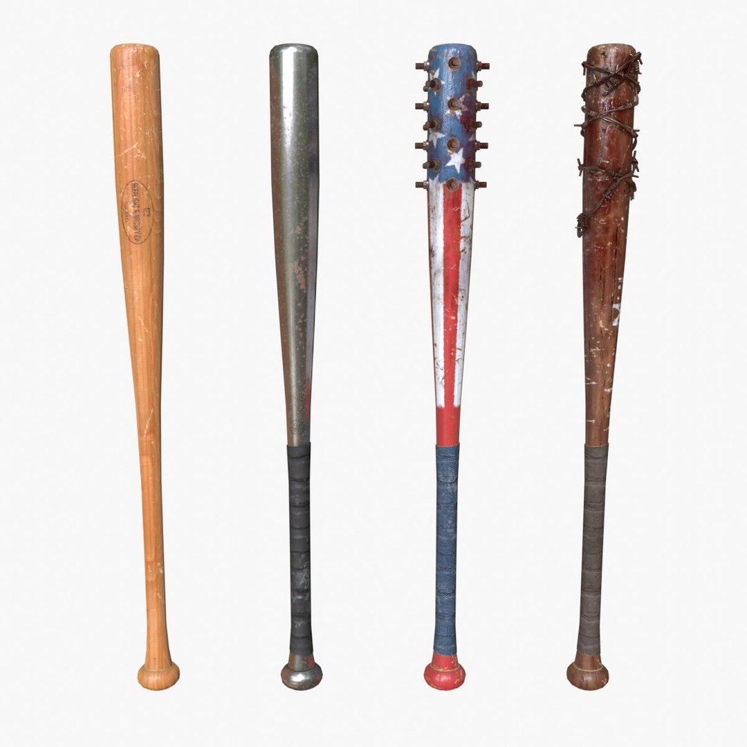 Baseball bats assets 3D model - TurboSquid 1690657