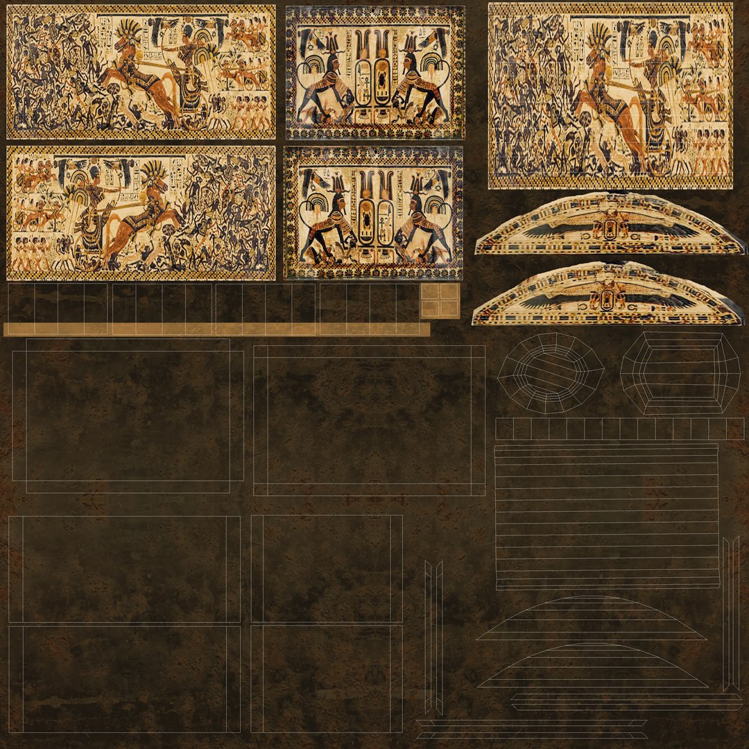 3D Ancient Egyptian Box - TurboSquid 1371805