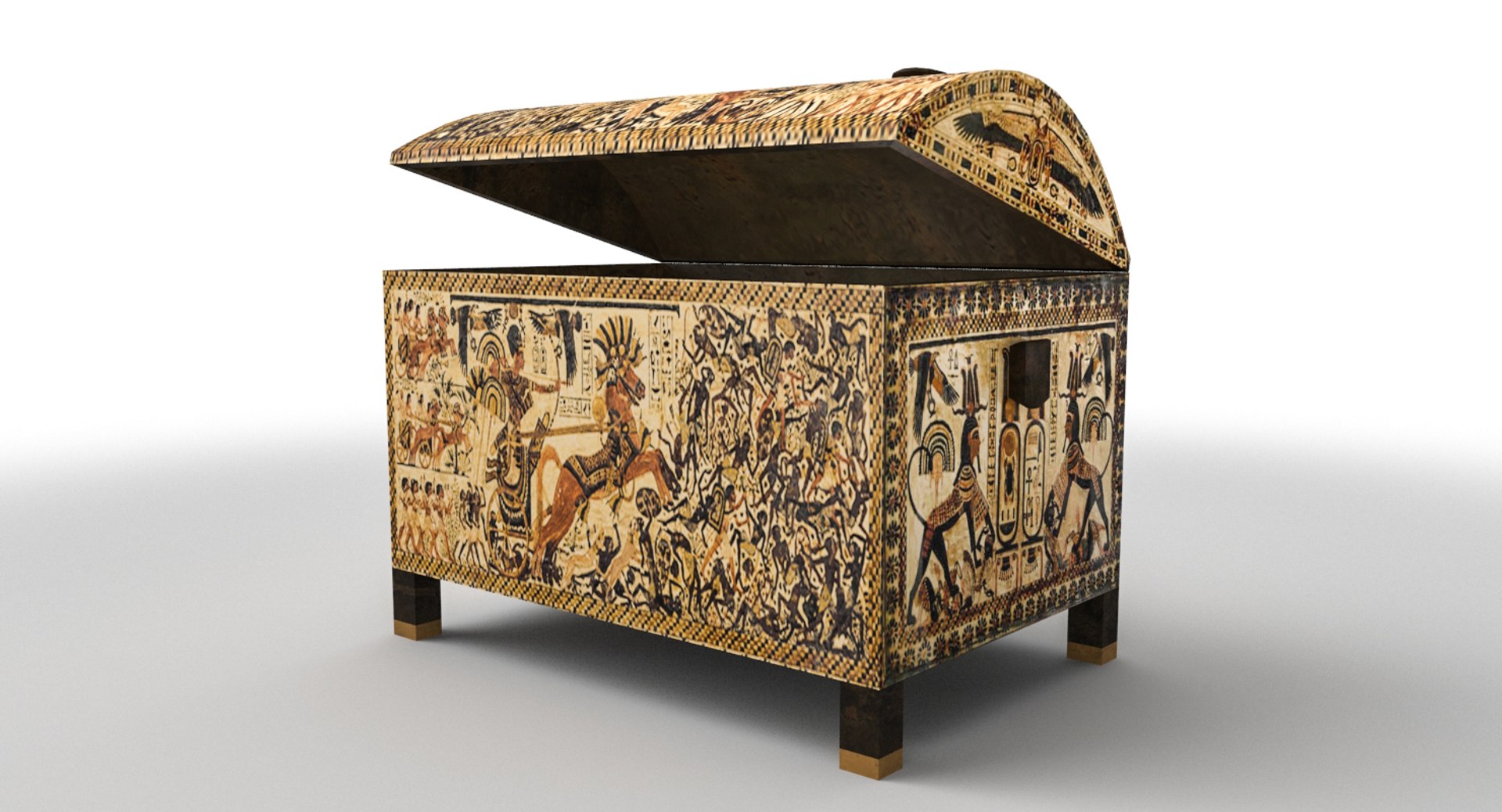 3D Ancient Egyptian Box - TurboSquid 1371805