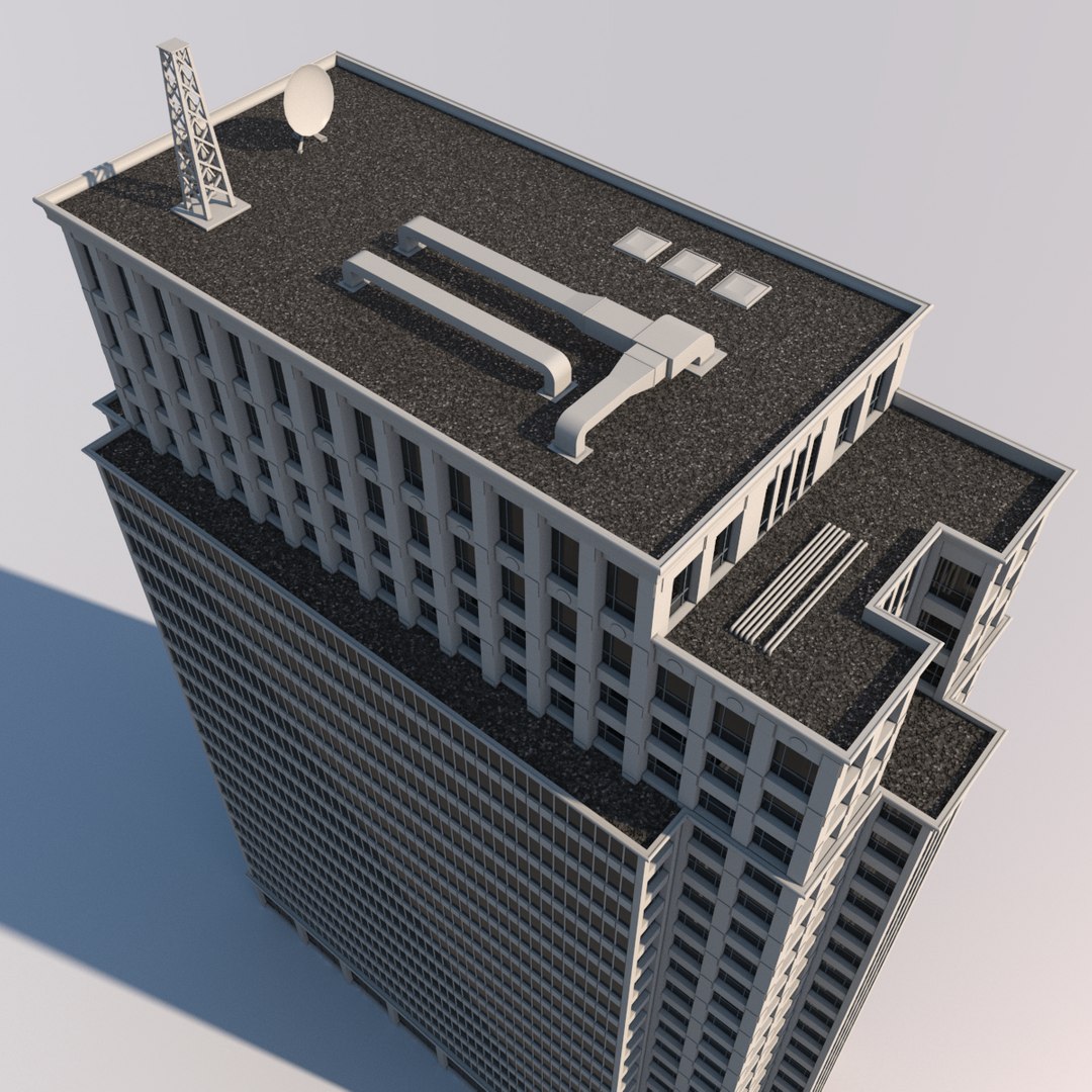 Building Modern 3D Model - TurboSquid 1307231