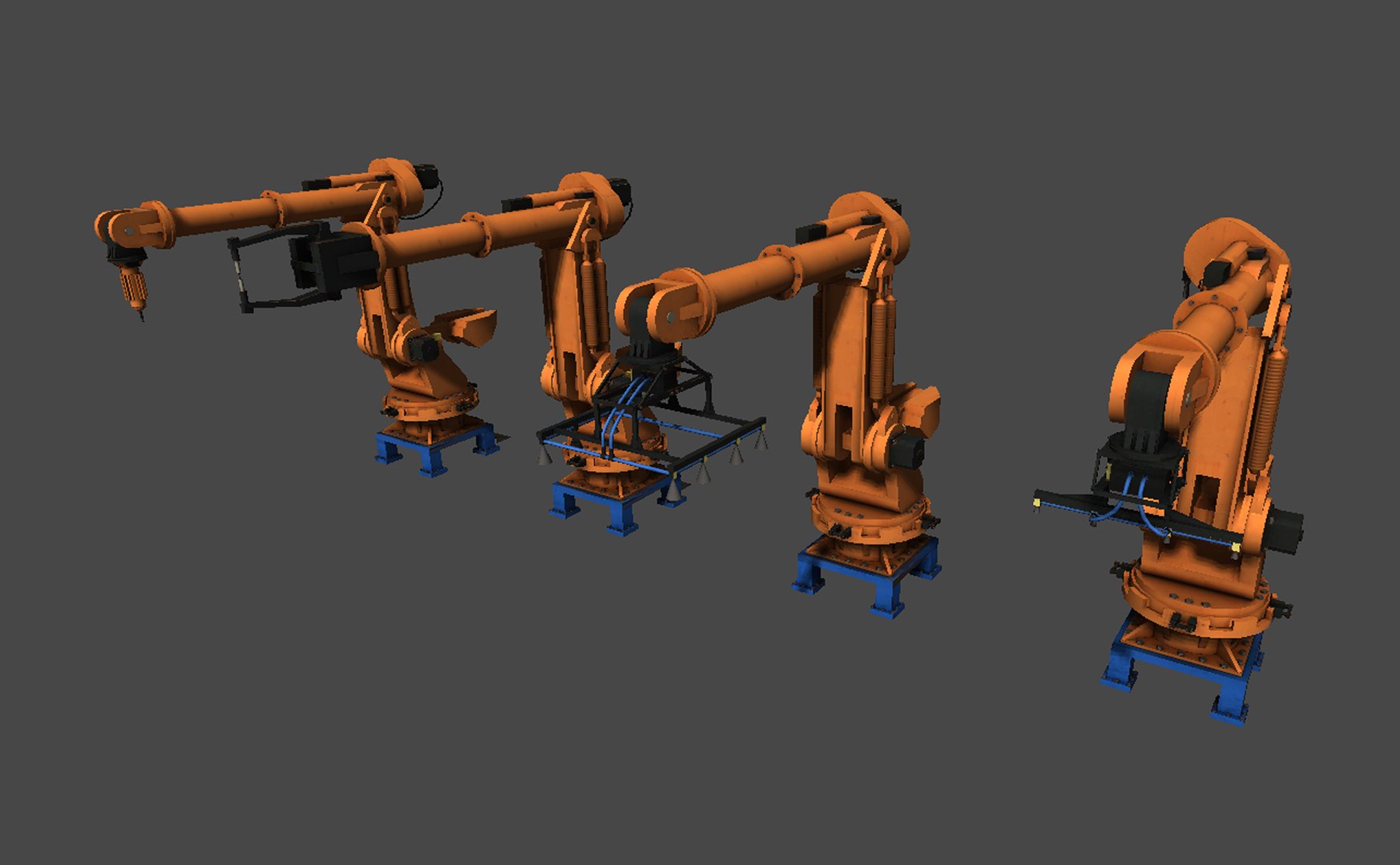 Industrial robots 3D - TurboSquid 1616395