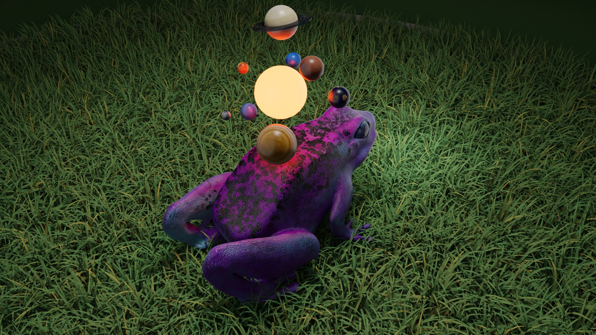 Galaxy Frog 3D Model - TurboSquid 2030600