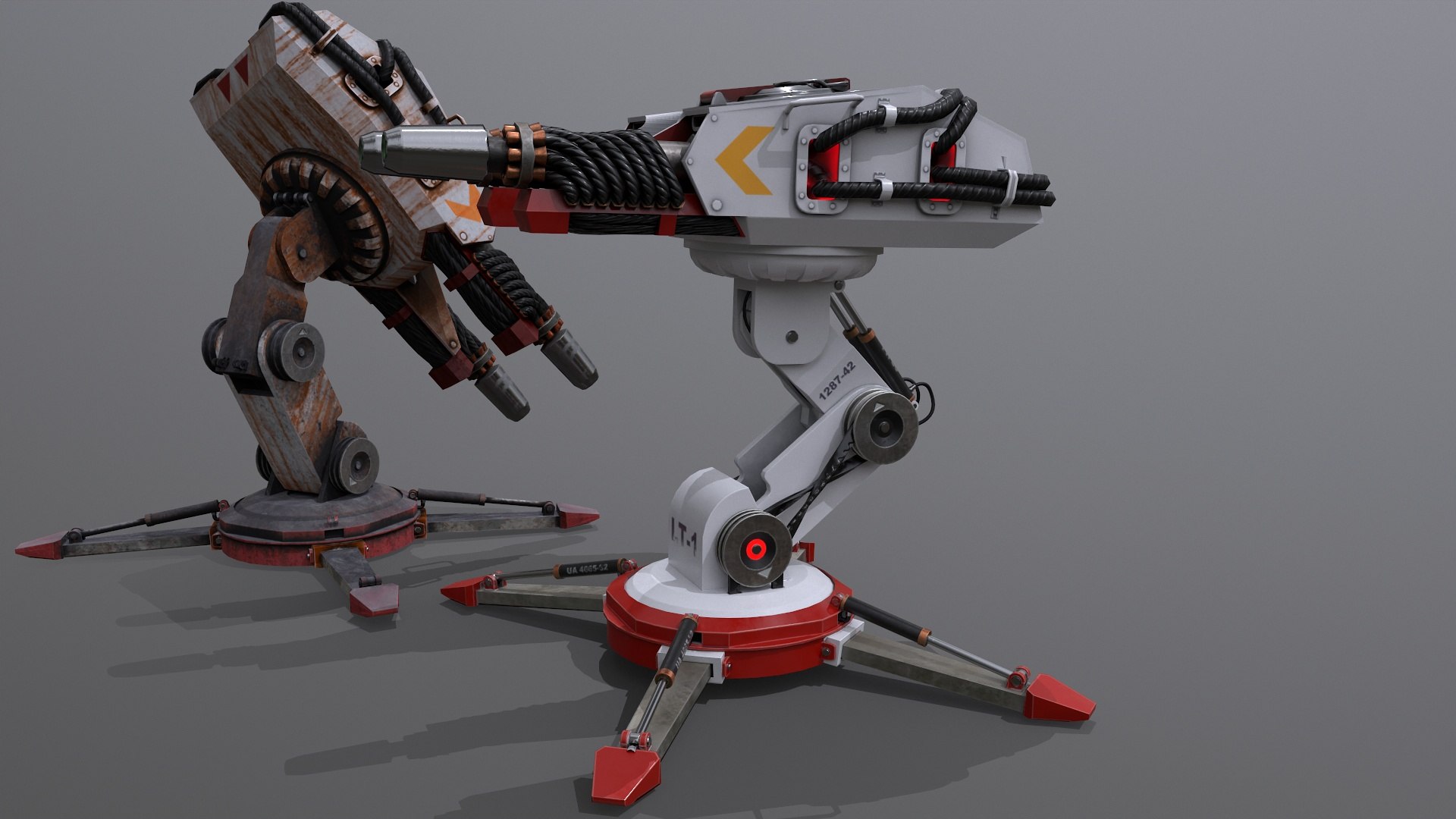 Turret tower defense 3D model - TurboSquid 1709115