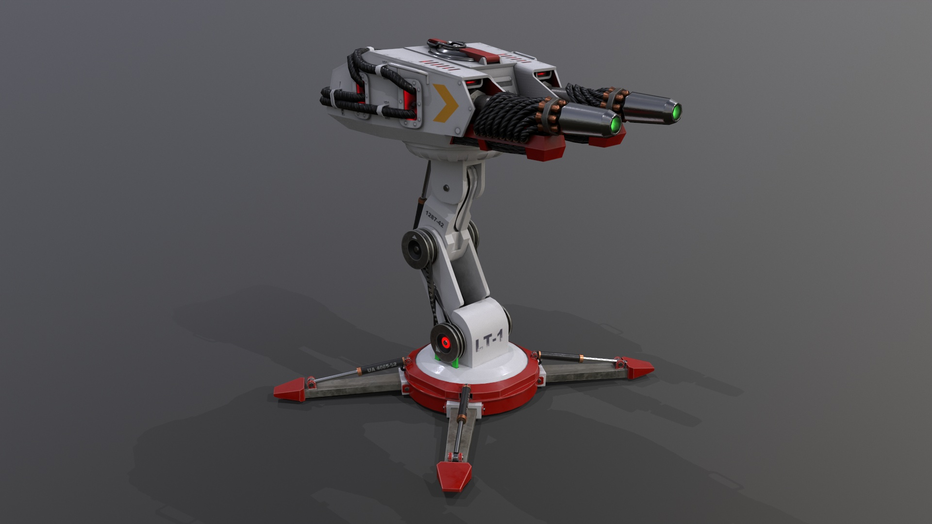 Turret tower defense 3D model - TurboSquid 1709115