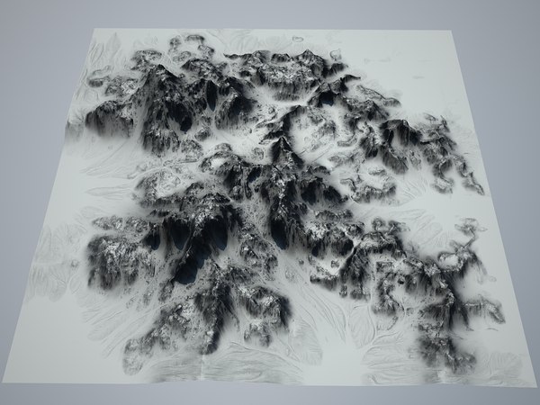 3d model pack flying rocks stones