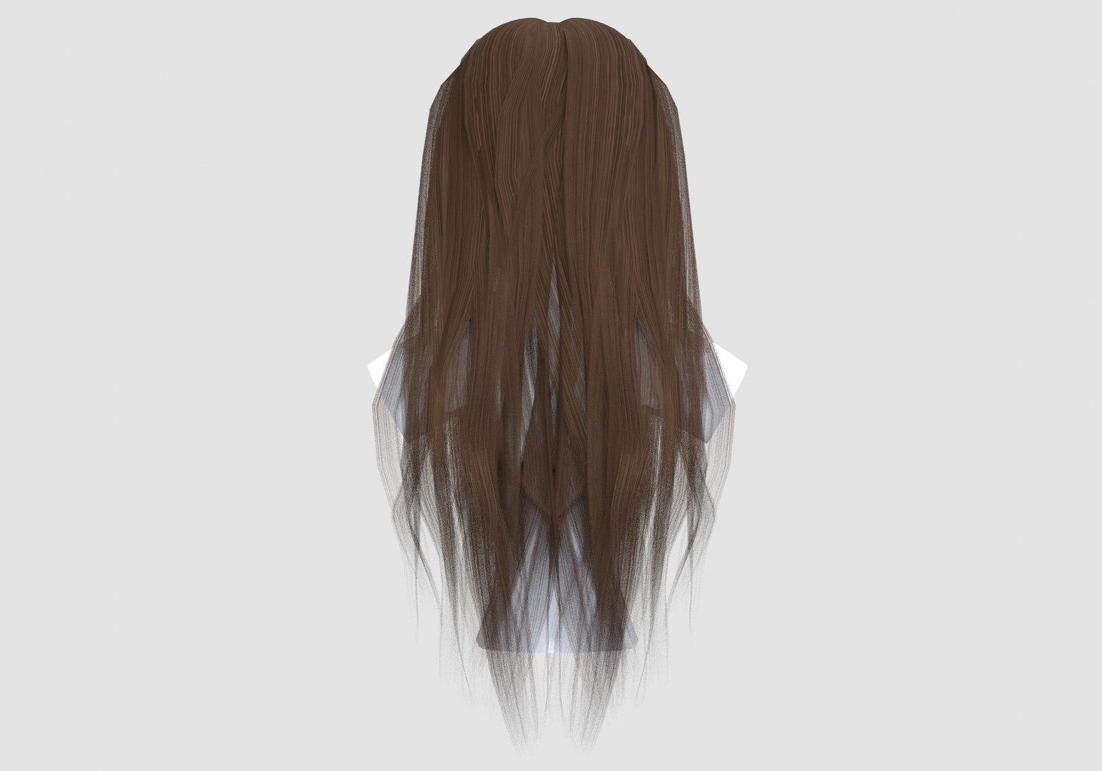 Female Realistic Hairstyle 3D Model - TurboSquid 1939493