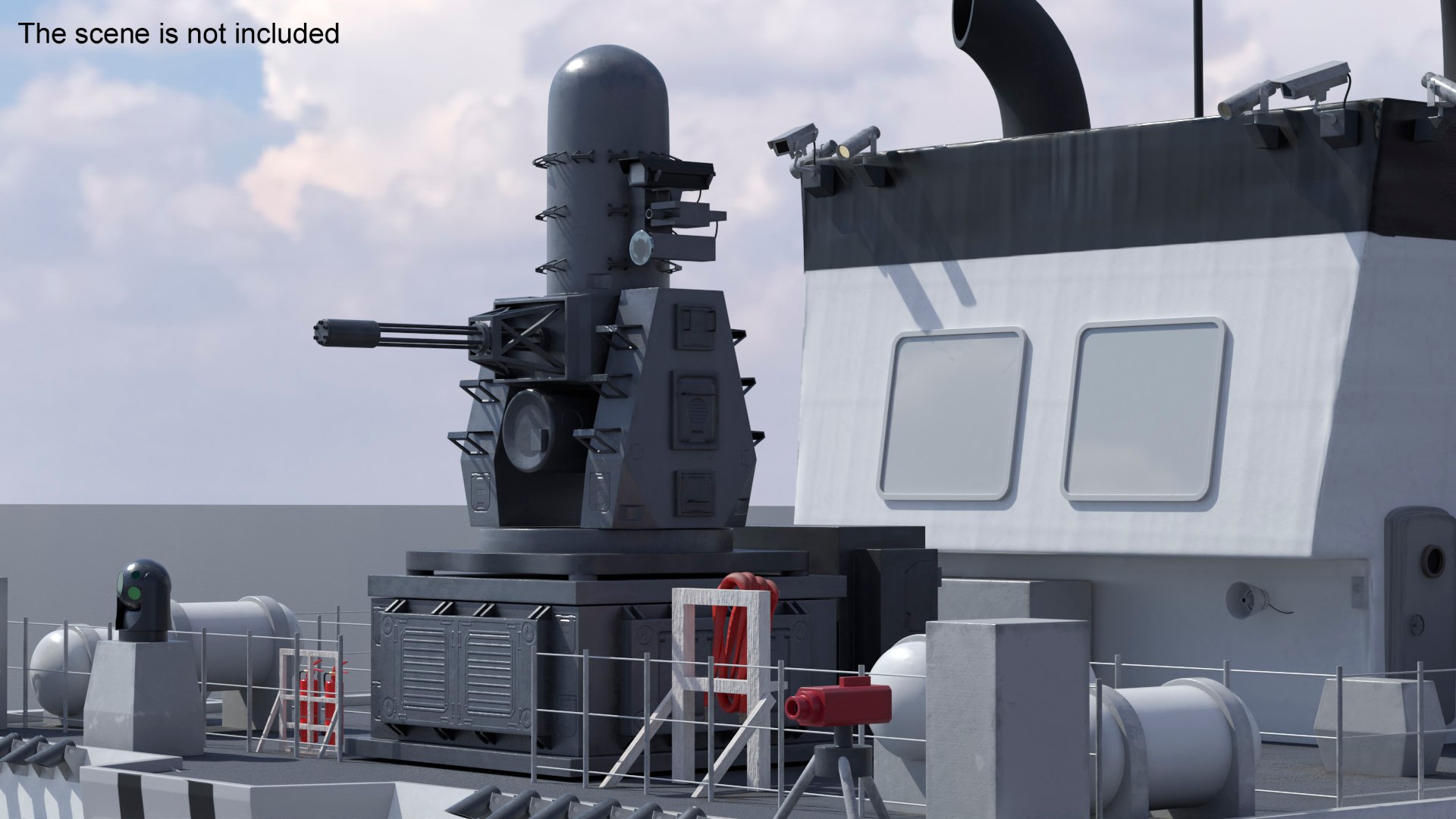 3D Phalanx CIWS Block 1B Naval Turret - TurboSquid 2403102