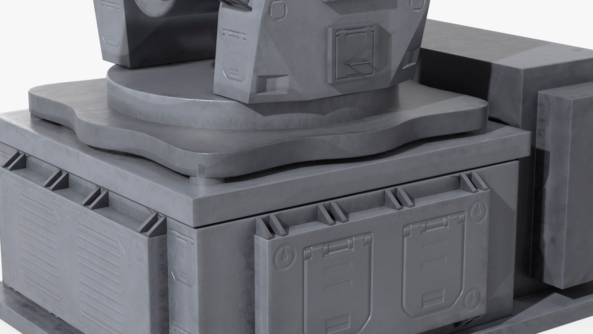 3D Phalanx CIWS Block 1B Naval Turret - TurboSquid 2403102