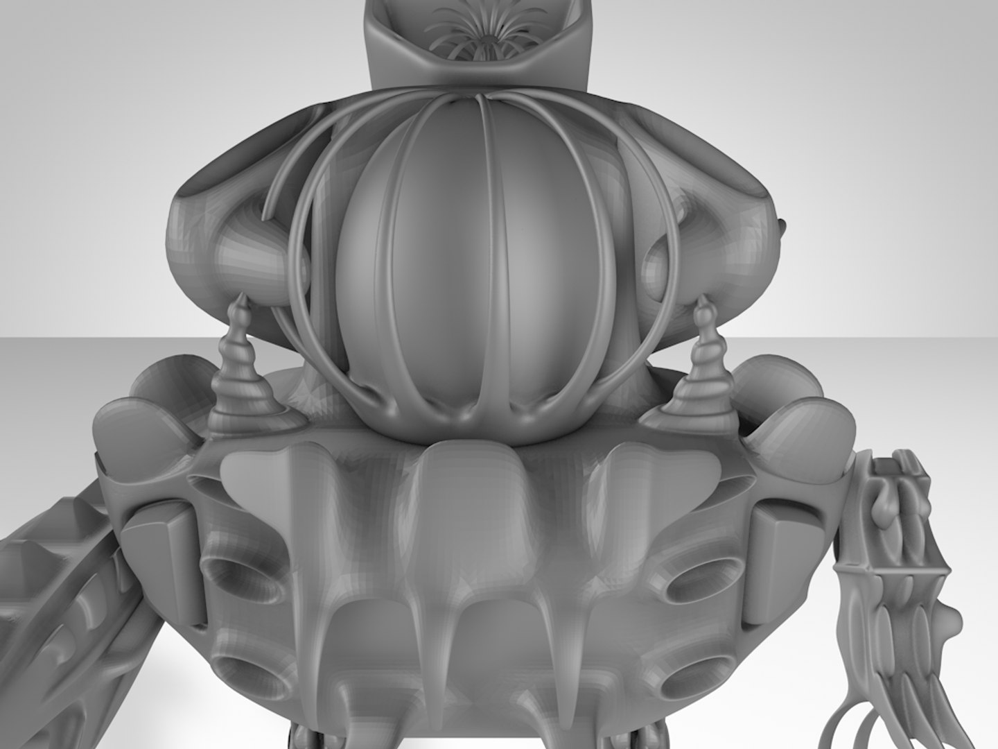 Space Robot 3d Model
