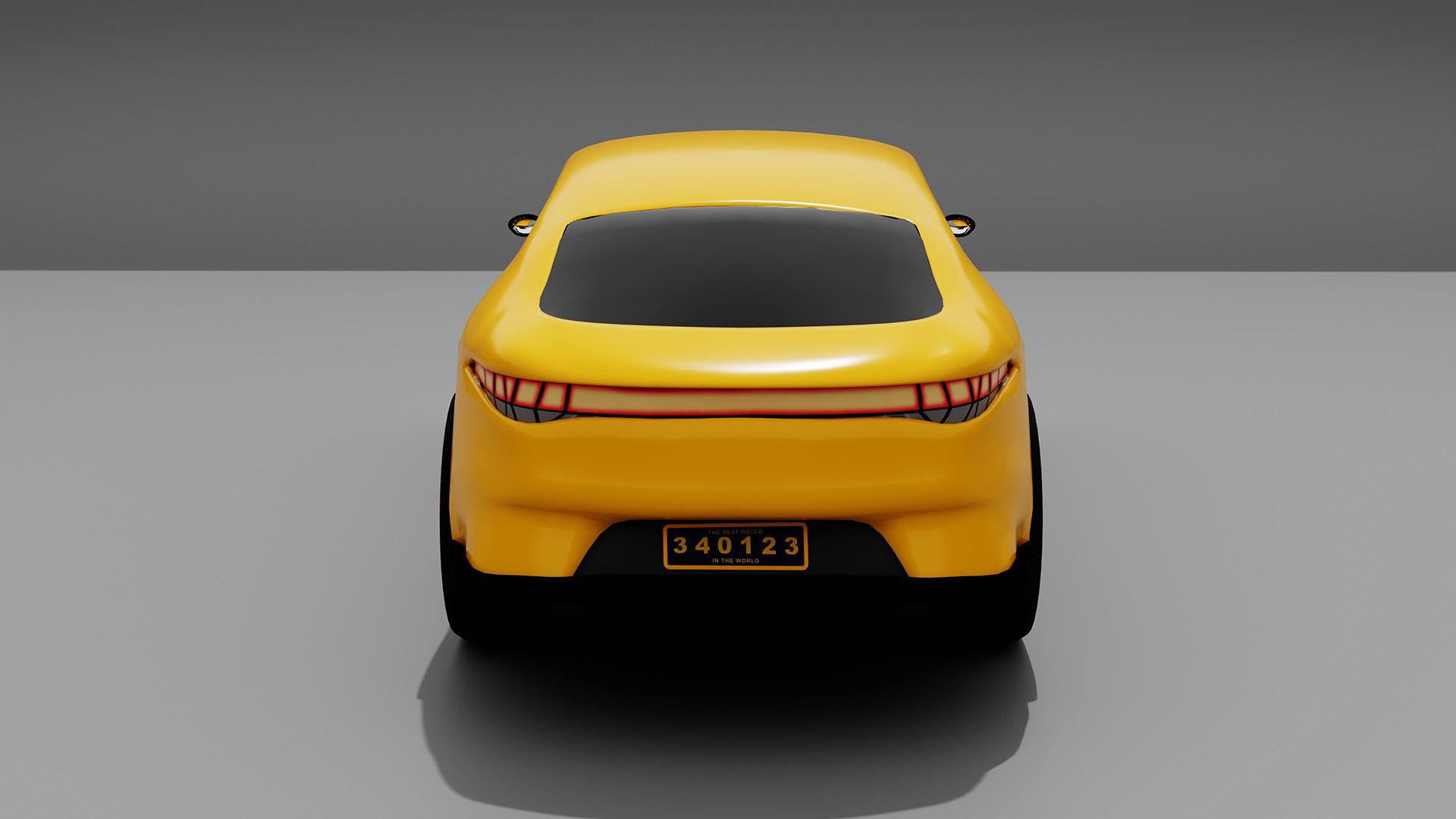 Realistic Sedan Electric Car Rigged And Textured Low Poly 3D Model ...