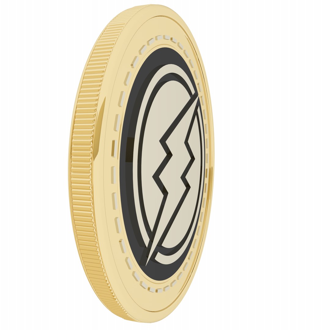 3D model Electroneum Cryptocurrency Gold Coin - TurboSquid 1855753