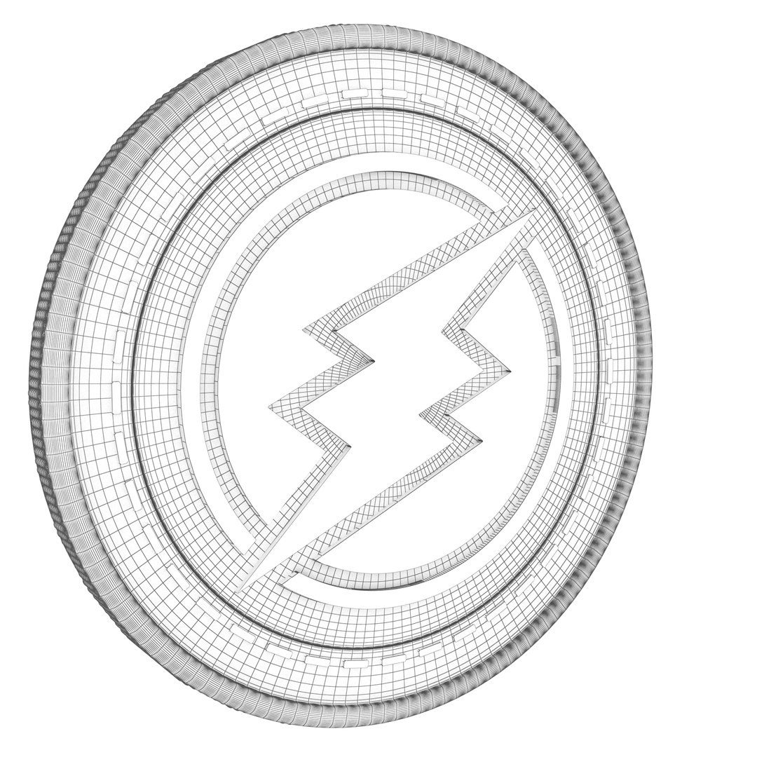 3D model Electroneum Cryptocurrency Gold Coin - TurboSquid 1855753