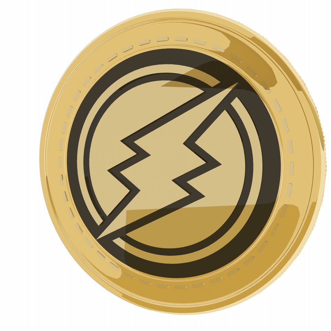 3D model Electroneum Cryptocurrency Gold Coin - TurboSquid 1855753
