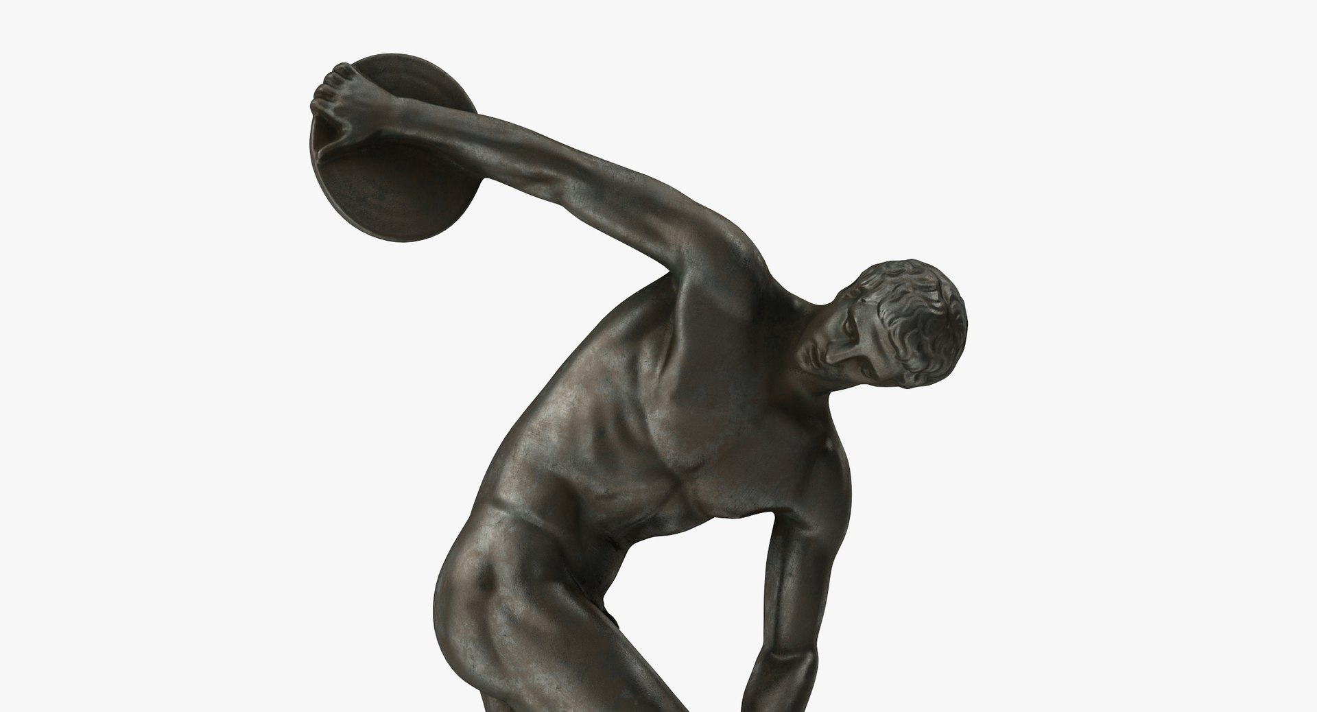 Discobolus Myron Bronze 3D Model - TurboSquid 1486623
