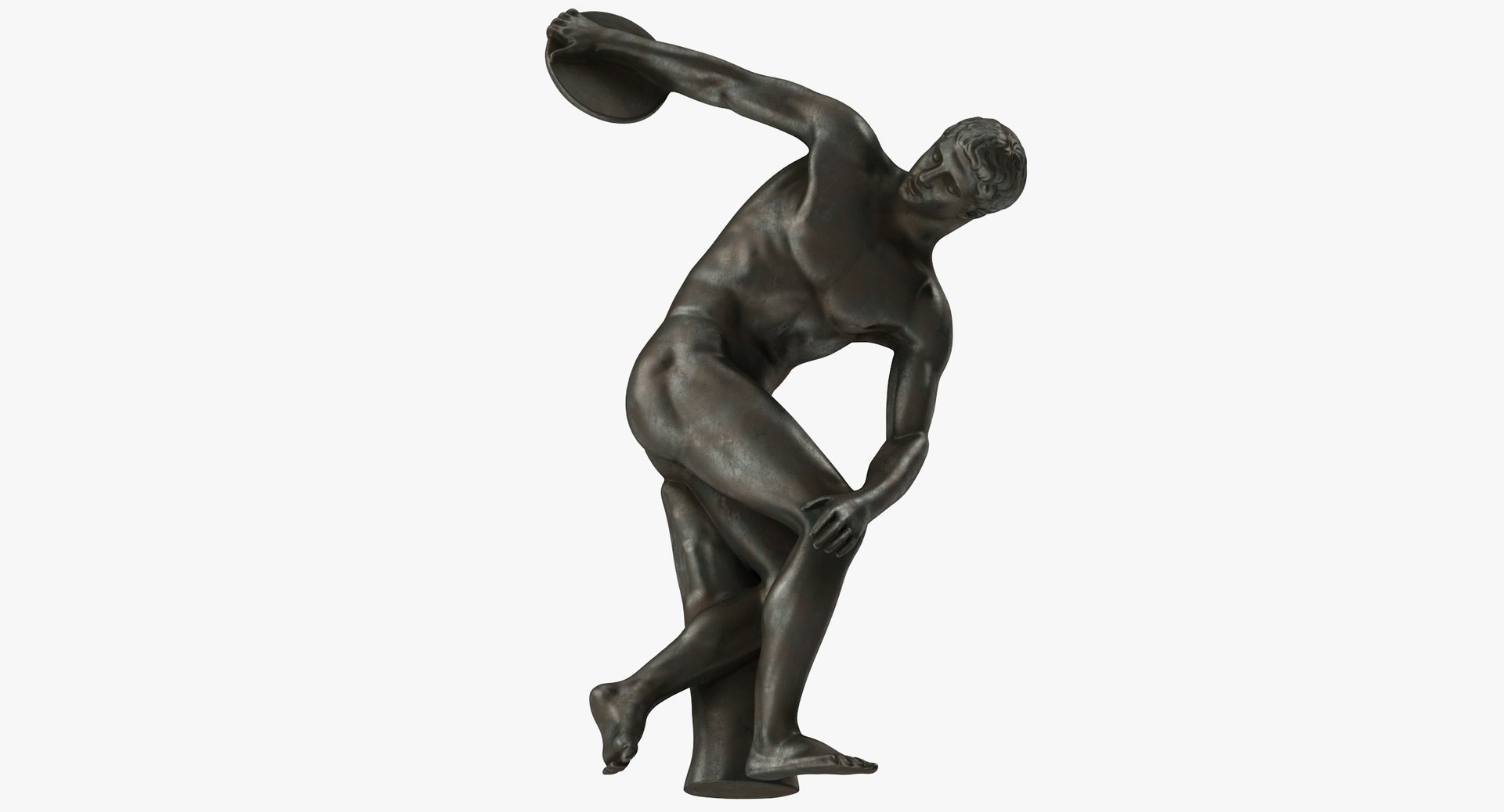 Discobolus Myron Bronze 3D Model - TurboSquid 1486623
