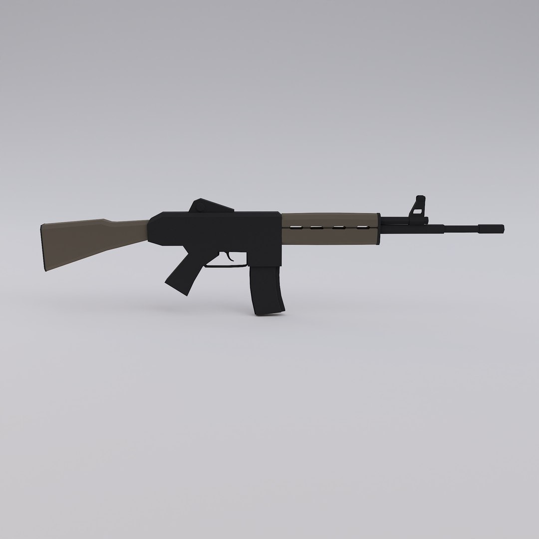 CETME Model L Assault Rifle Gun 3D Model - TurboSquid 1992789
