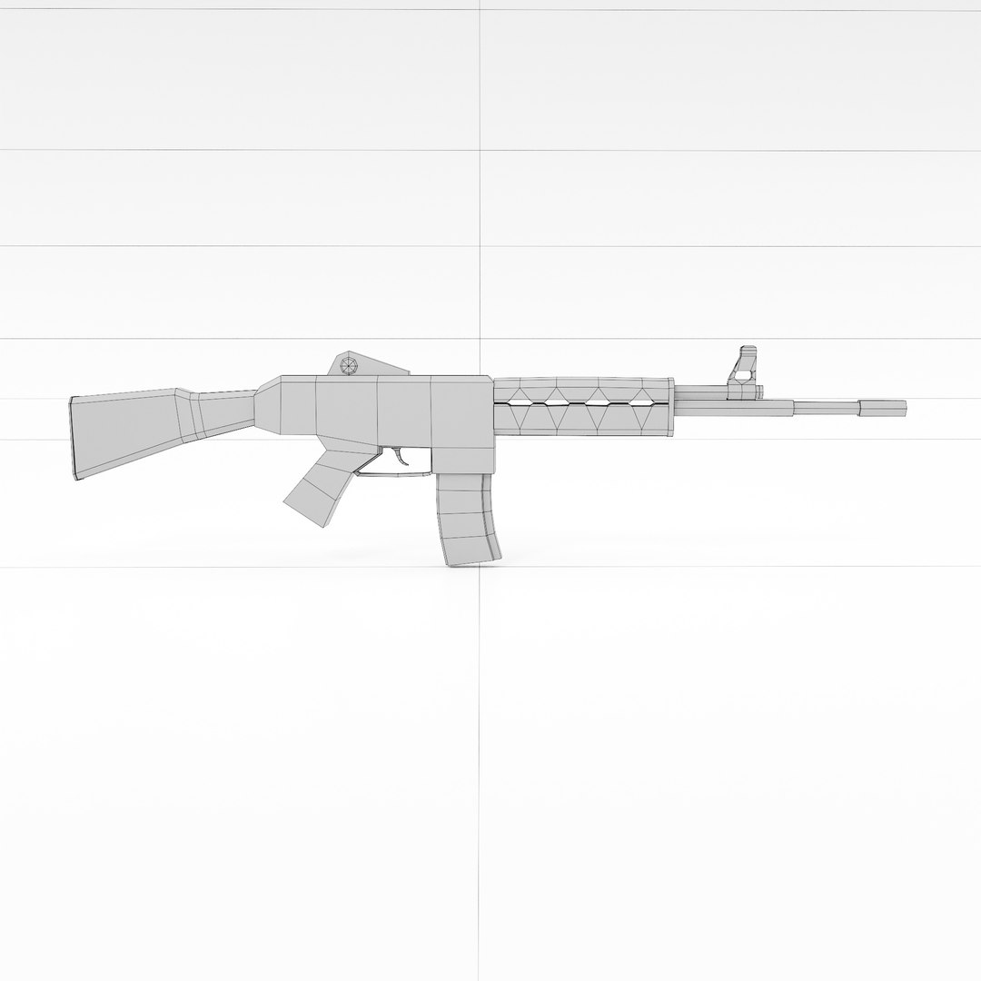CETME Model L Assault Rifle Gun 3D Model - TurboSquid 1992789
