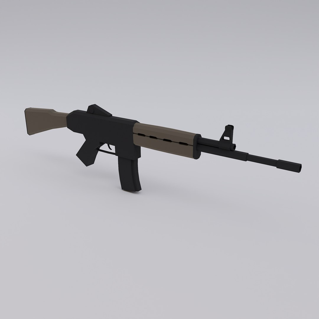 CETME Model L Assault Rifle Gun 3D Model - TurboSquid 1992789