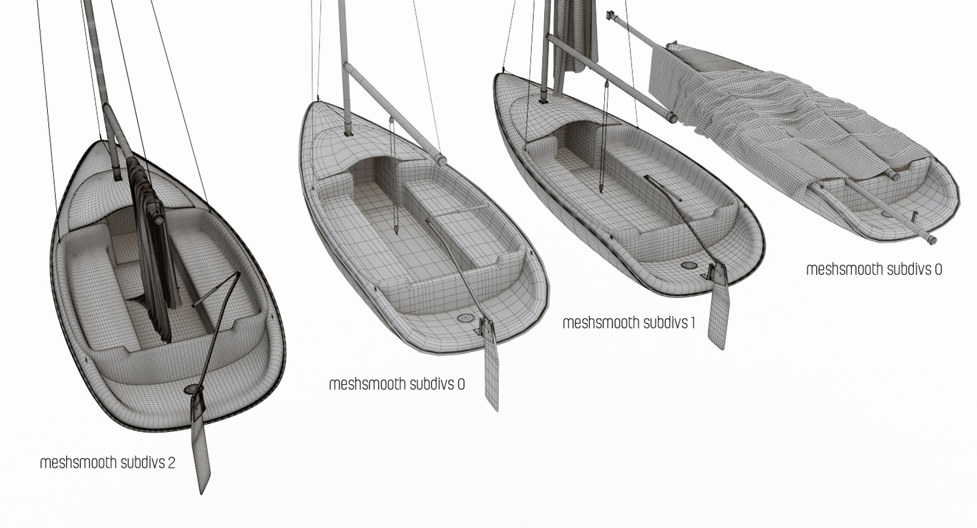 Hunter 15 sailboats sail boats 3D - TurboSquid 1567361