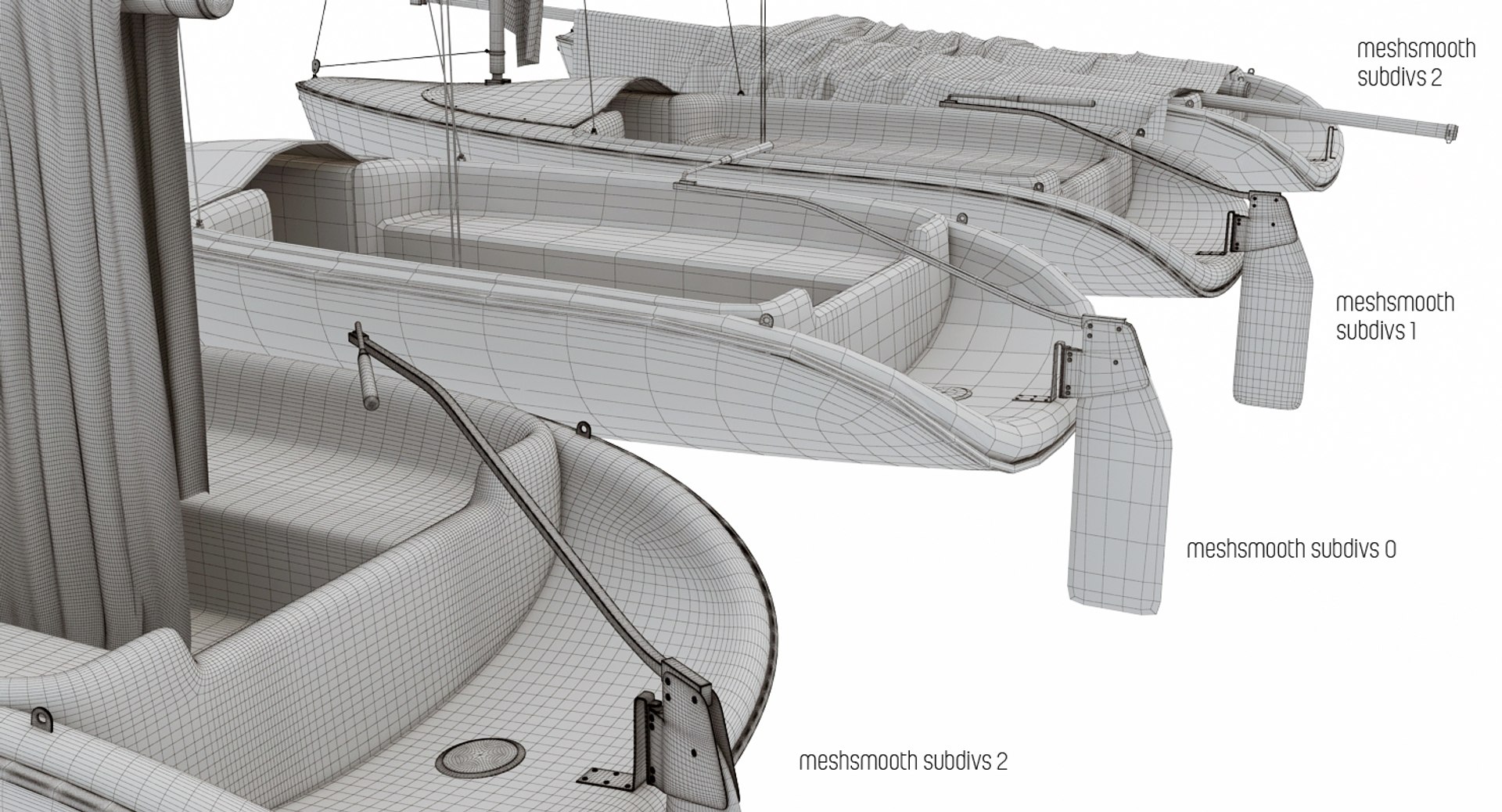 Hunter 15 sailboats sail boats 3D - TurboSquid 1567361