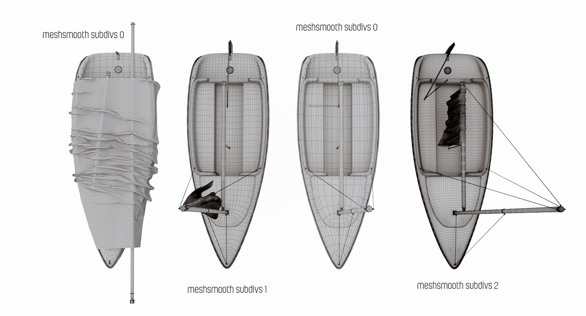 Hunter 15 sailboats sail boats 3D - TurboSquid 1567361