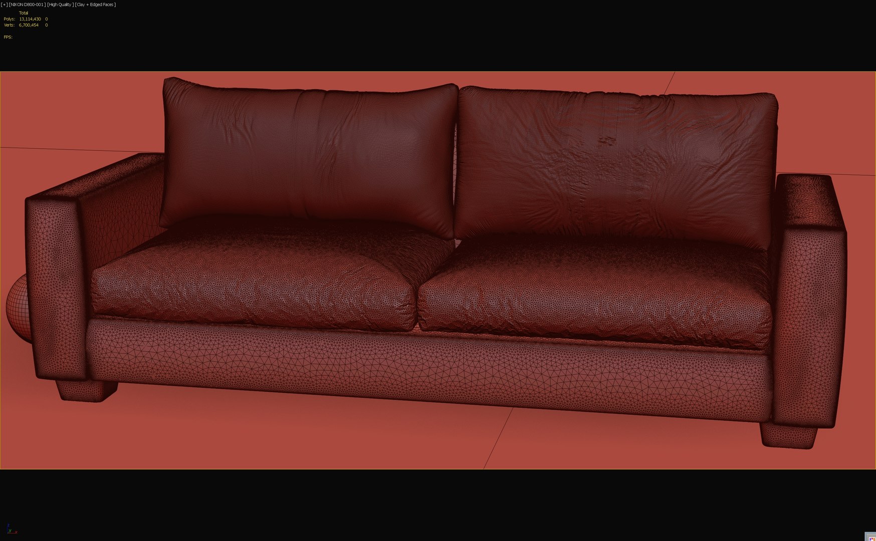 3D NORDSK STEPHANIC 2-SEATER DESIGNER SOFA COUCH 2024 - TurboSquid 2245554