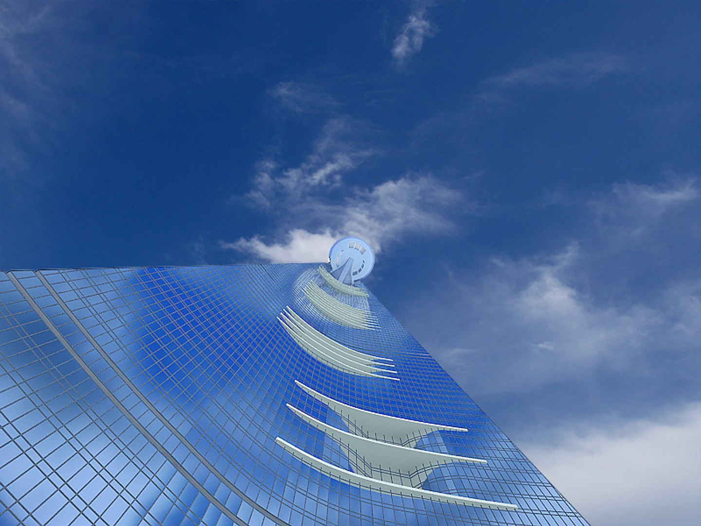 3d Kingdom Tower Jeddah Model