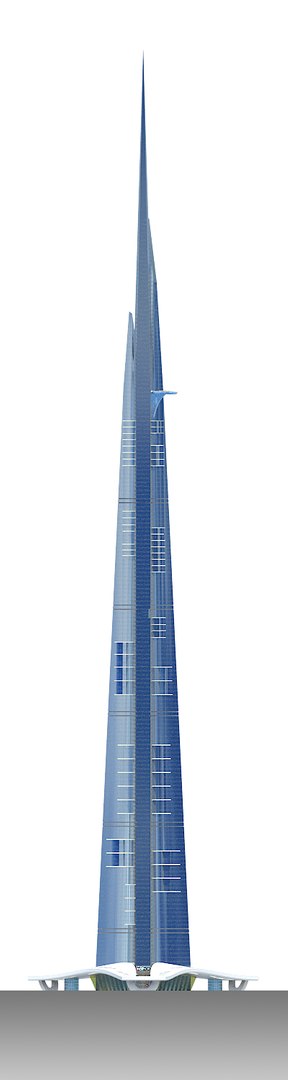 3d Kingdom Tower Jeddah Model