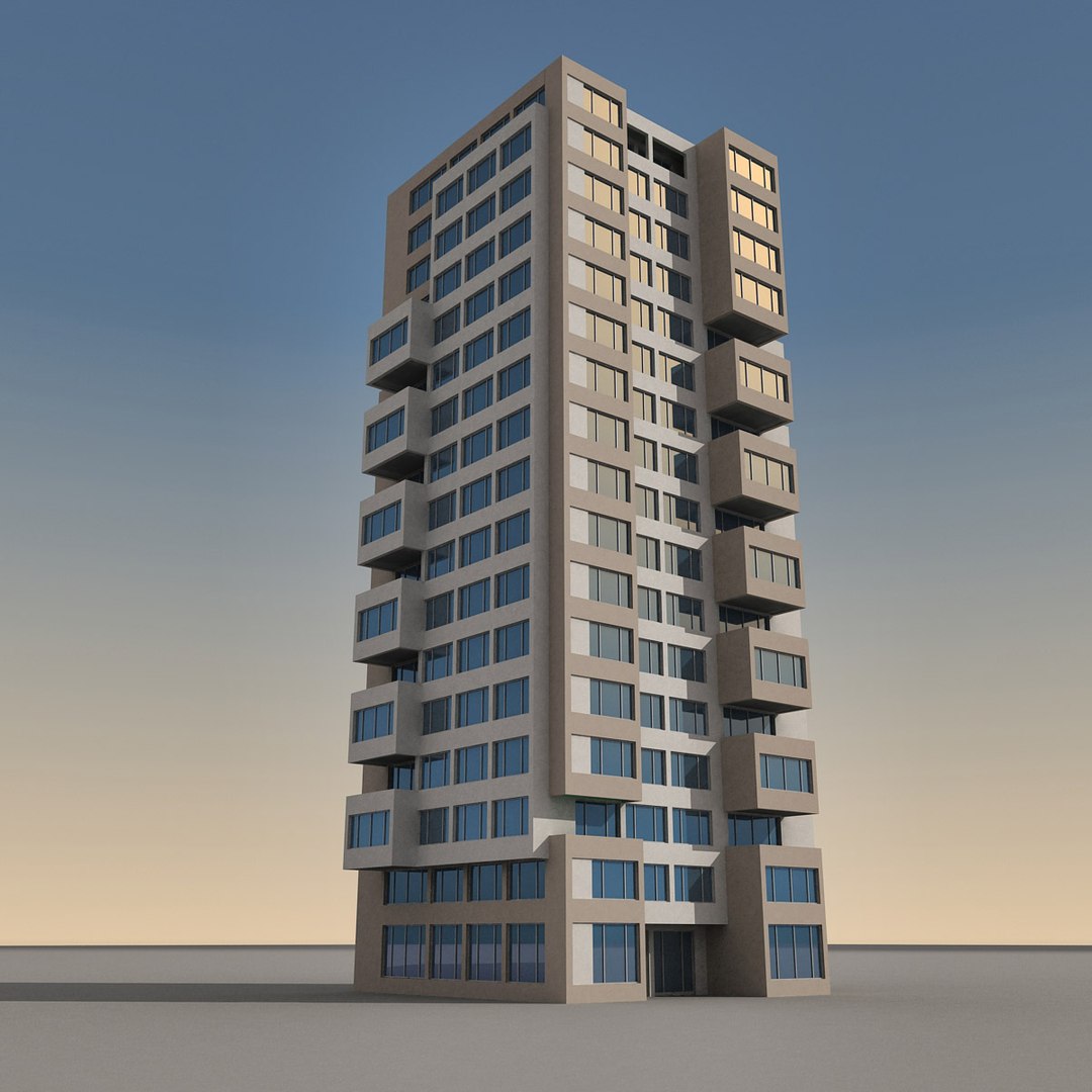 3ds Max Modern Building