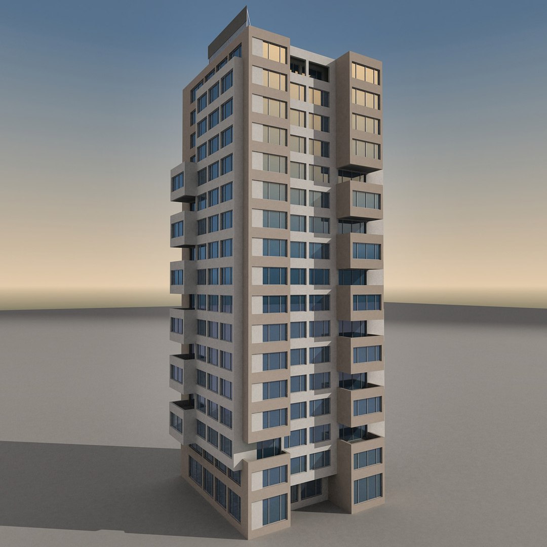 3ds Max Modern Building