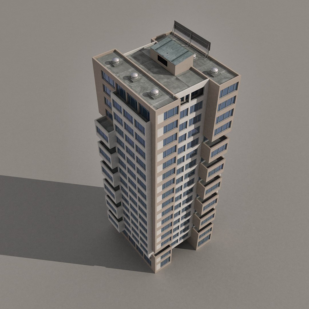 3ds Max Modern Building