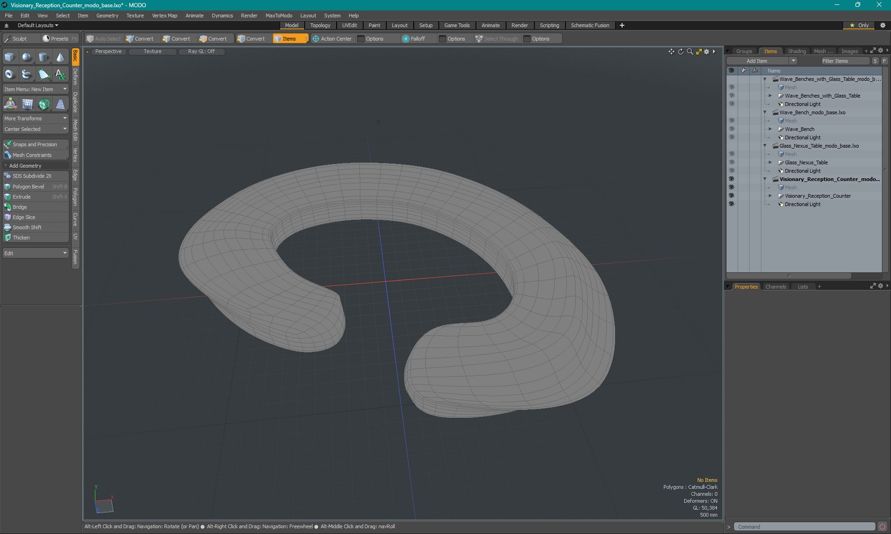 Visionary Reception Counter 3D Model - TurboSquid 2309931