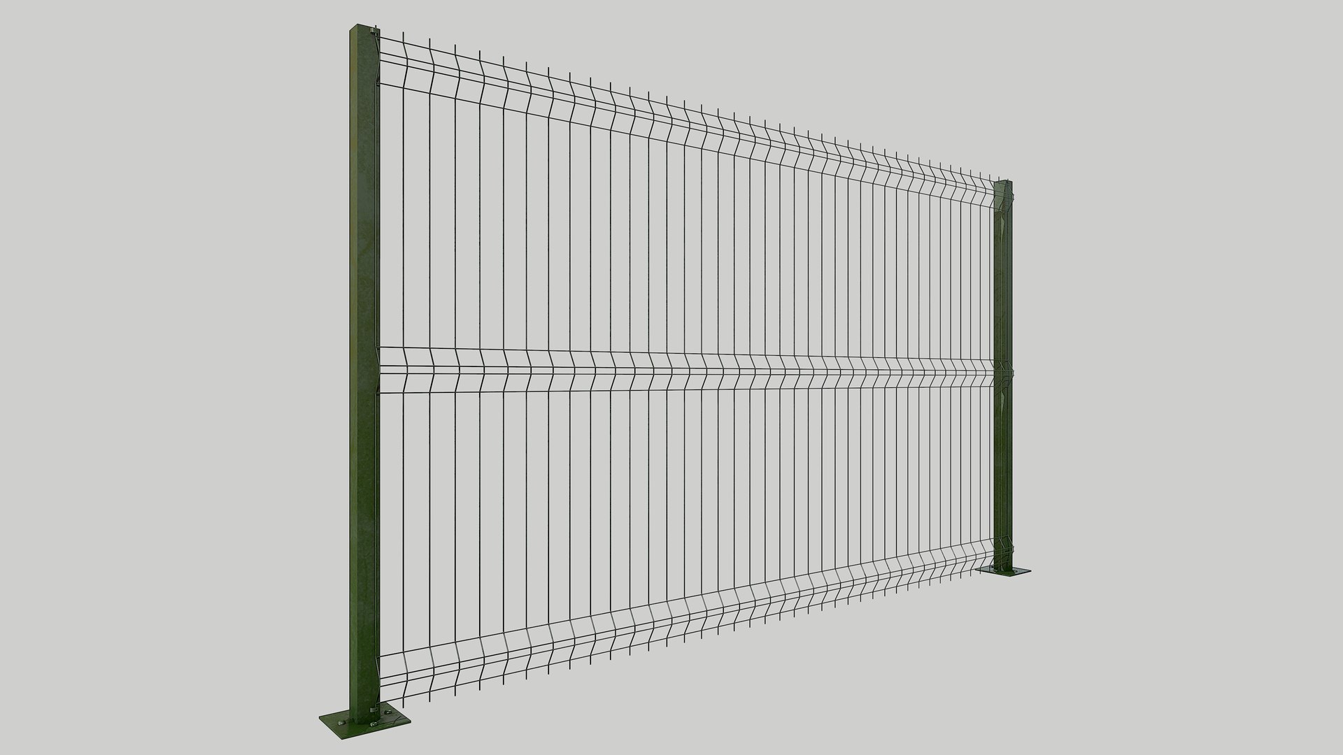 3D Model Fence V1 With PBR 4K 8K - TurboSquid 1732079