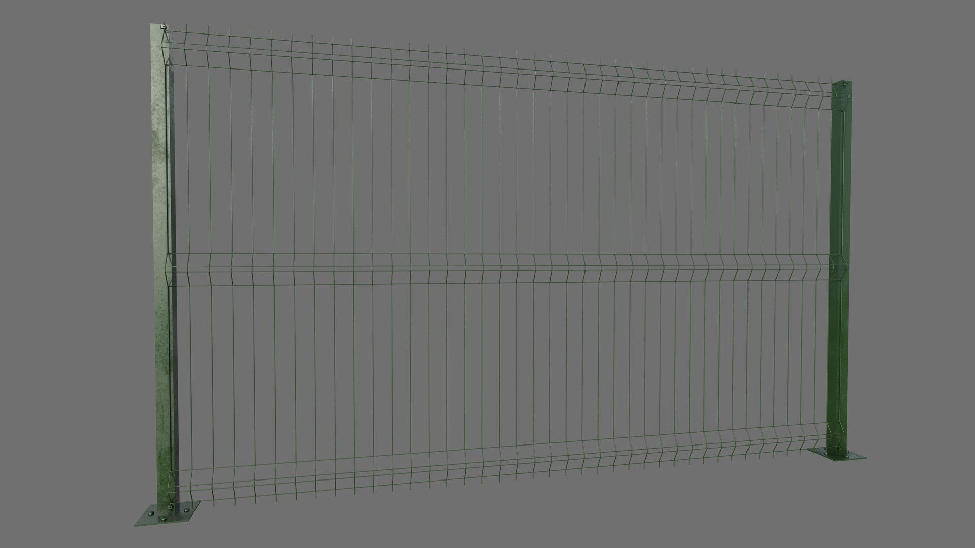 3D Model Fence V1 With PBR 4K 8K - TurboSquid 1732079