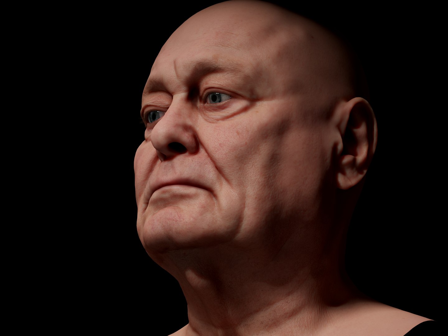3D model Retopologized 3D Head Riley Evans - TurboSquid 2159804