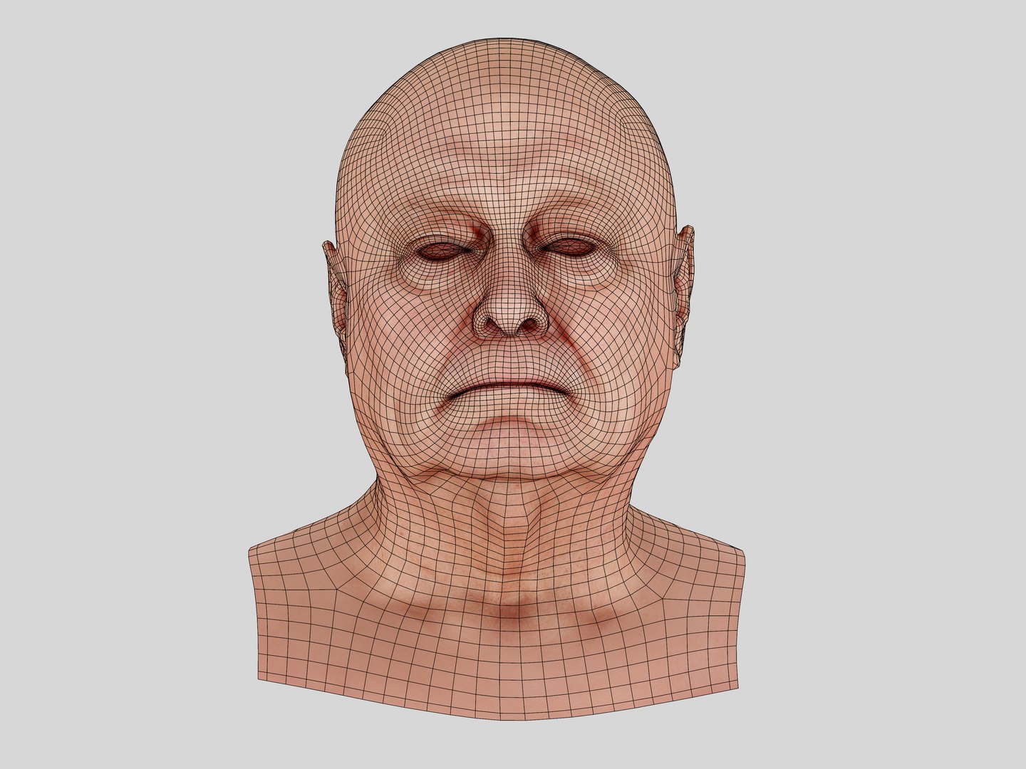 3D model Retopologized 3D Head Riley Evans - TurboSquid 2159804