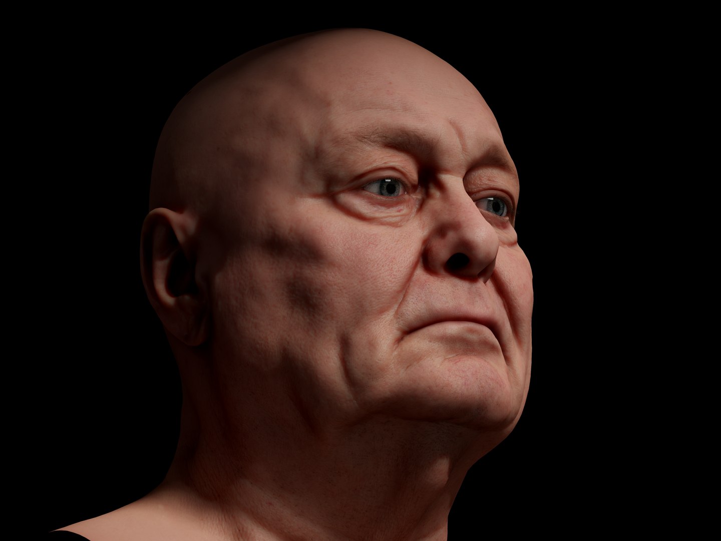 3D model Retopologized 3D Head Riley Evans - TurboSquid 2159804