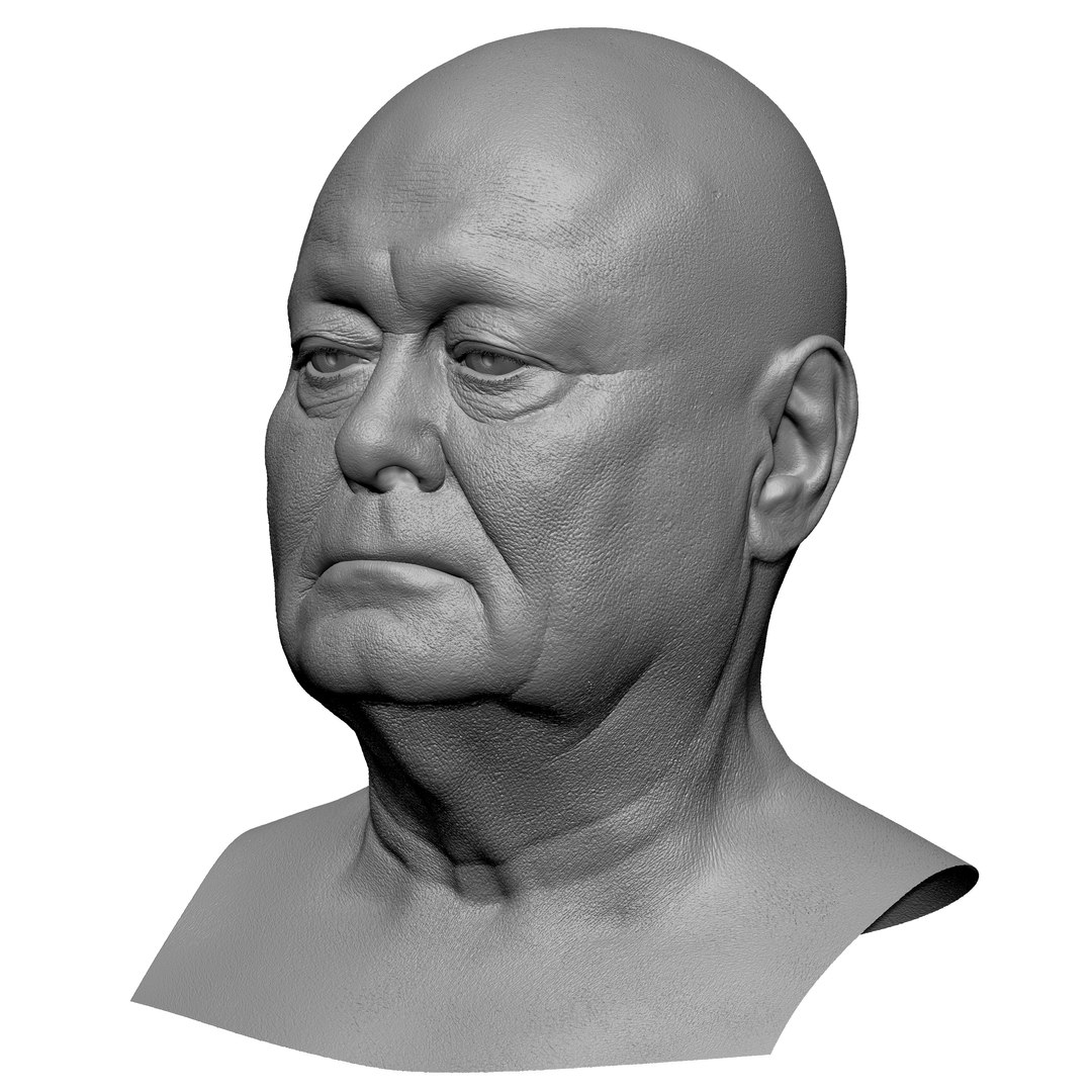 3D model Retopologized 3D Head Riley Evans - TurboSquid 2159804
